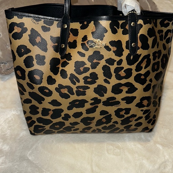 Coach | Bags | Coach Leopard Print City Tote Bag Nwt | Poshmark